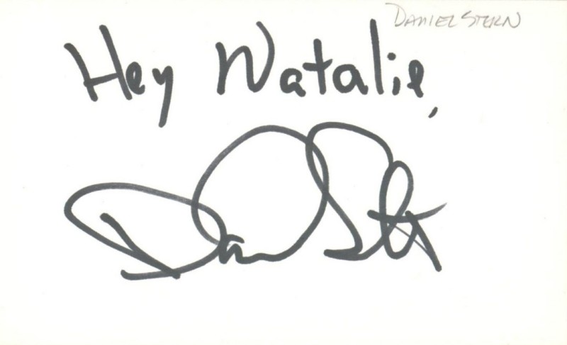 Daniel Stern autograph, lot 1177