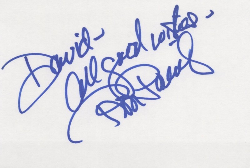 Ron Palillo autograph, lot 911