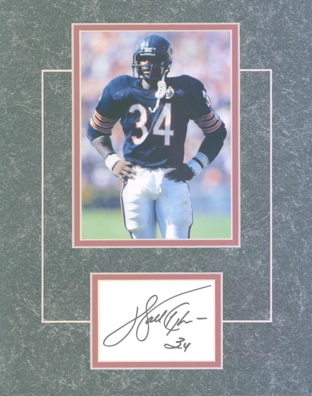 Walter Payton autograph, lot 977