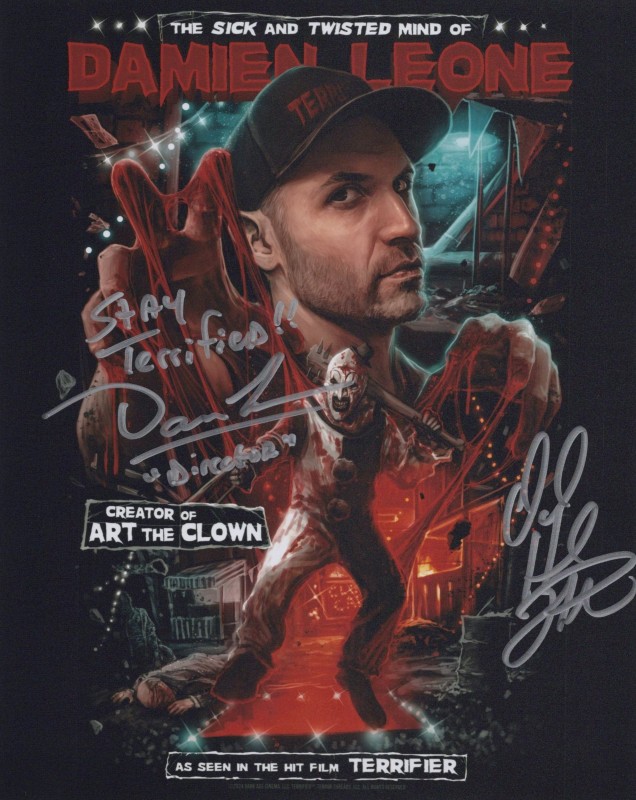 Terrifier autograph, lot 1249