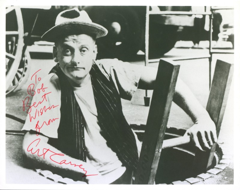 Art Carney autograph, SKU 0001400460